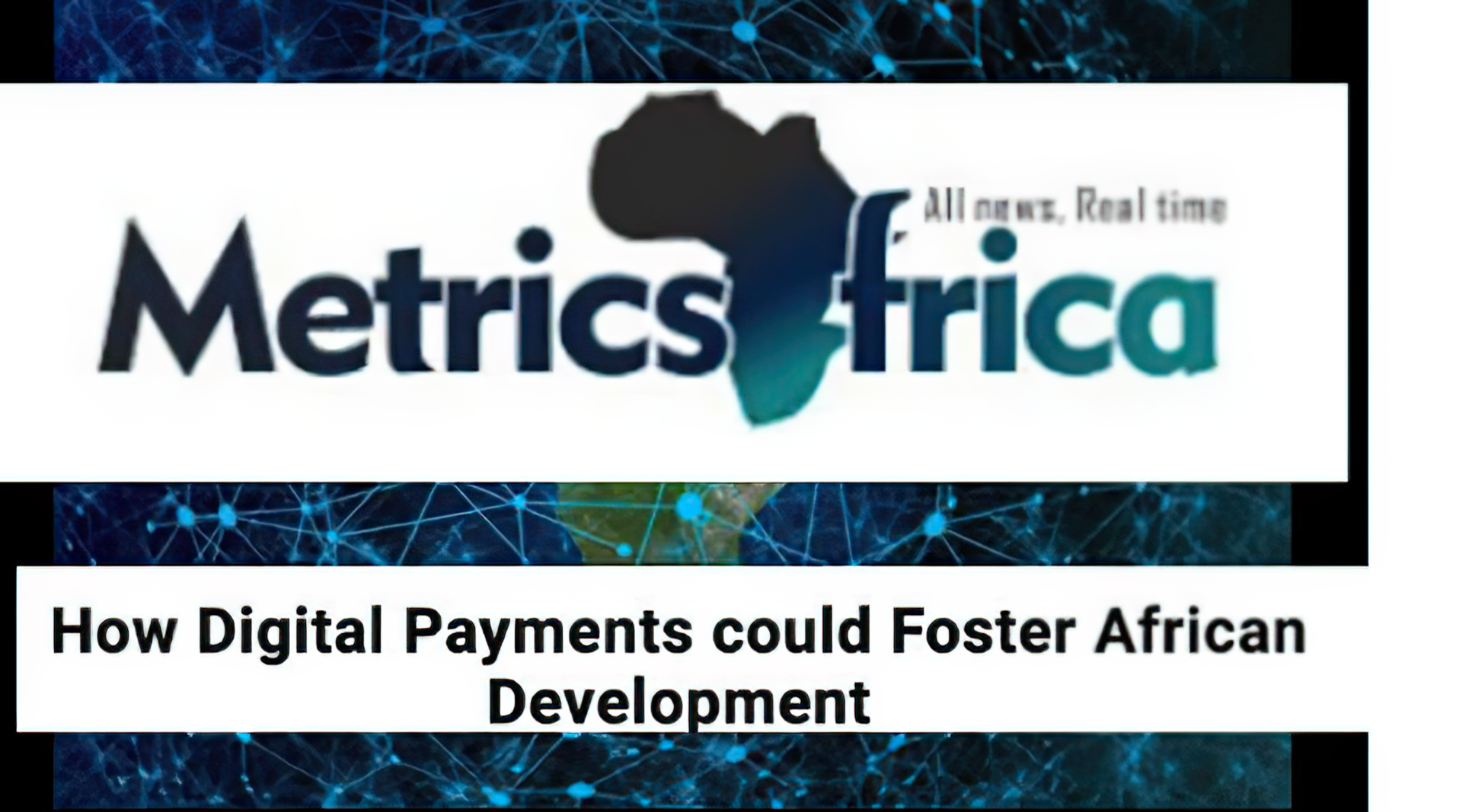 How Digital Payments could Foster African Development | Bluecode | Bluecode Africa